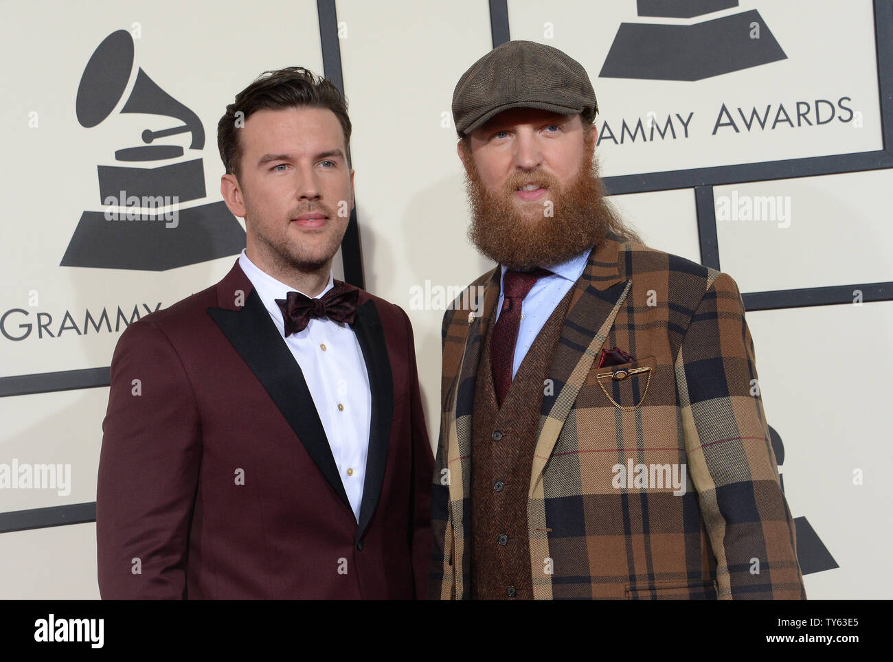 Brothers Osborne arrive for the 58th annual Grammy Awards held at ...