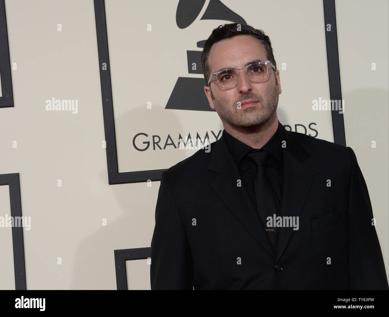 Charles Moniz arrives for the 58th annual Grammy Awards held at Staples ...
