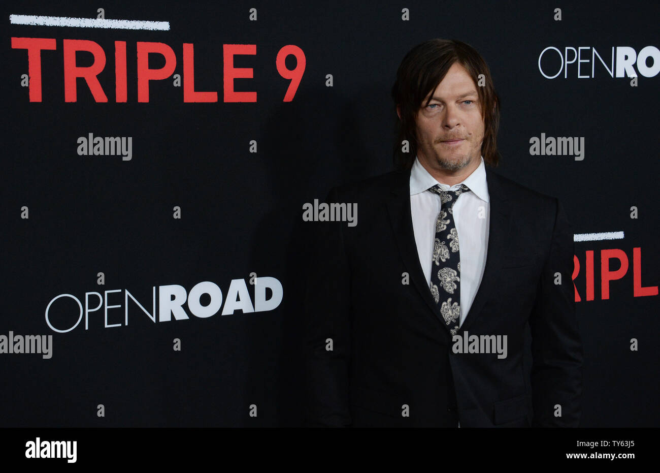 Cast member Norman Reedus attends the premiere of the motion picture ...