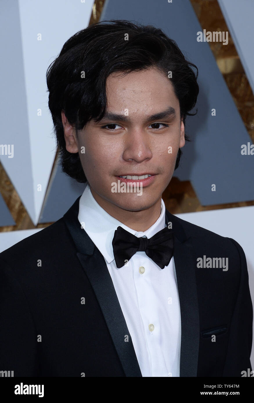 Actor Forrest Goodluck arrives on the red carpet for the 88th Academy ...