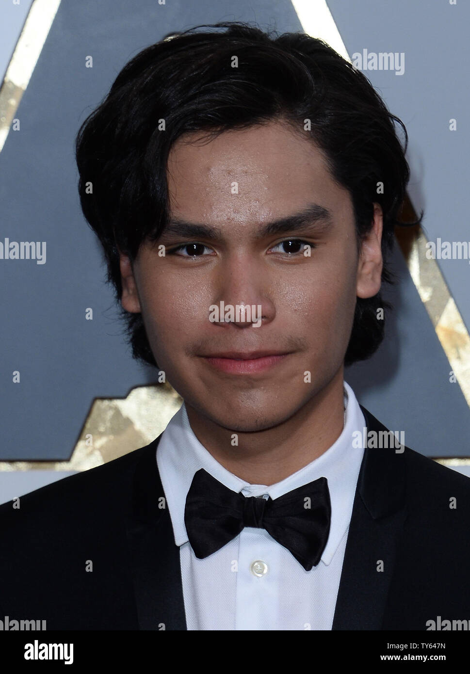 Actor Forrest Goodluck arrives on the red carpet for the 88th Academy Awards, at the Hollywood ...