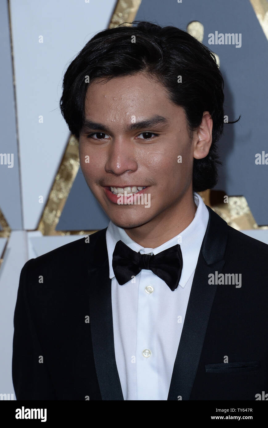 Actor Forrest Goodluck arrives on the red carpet for the 88th Academy ...