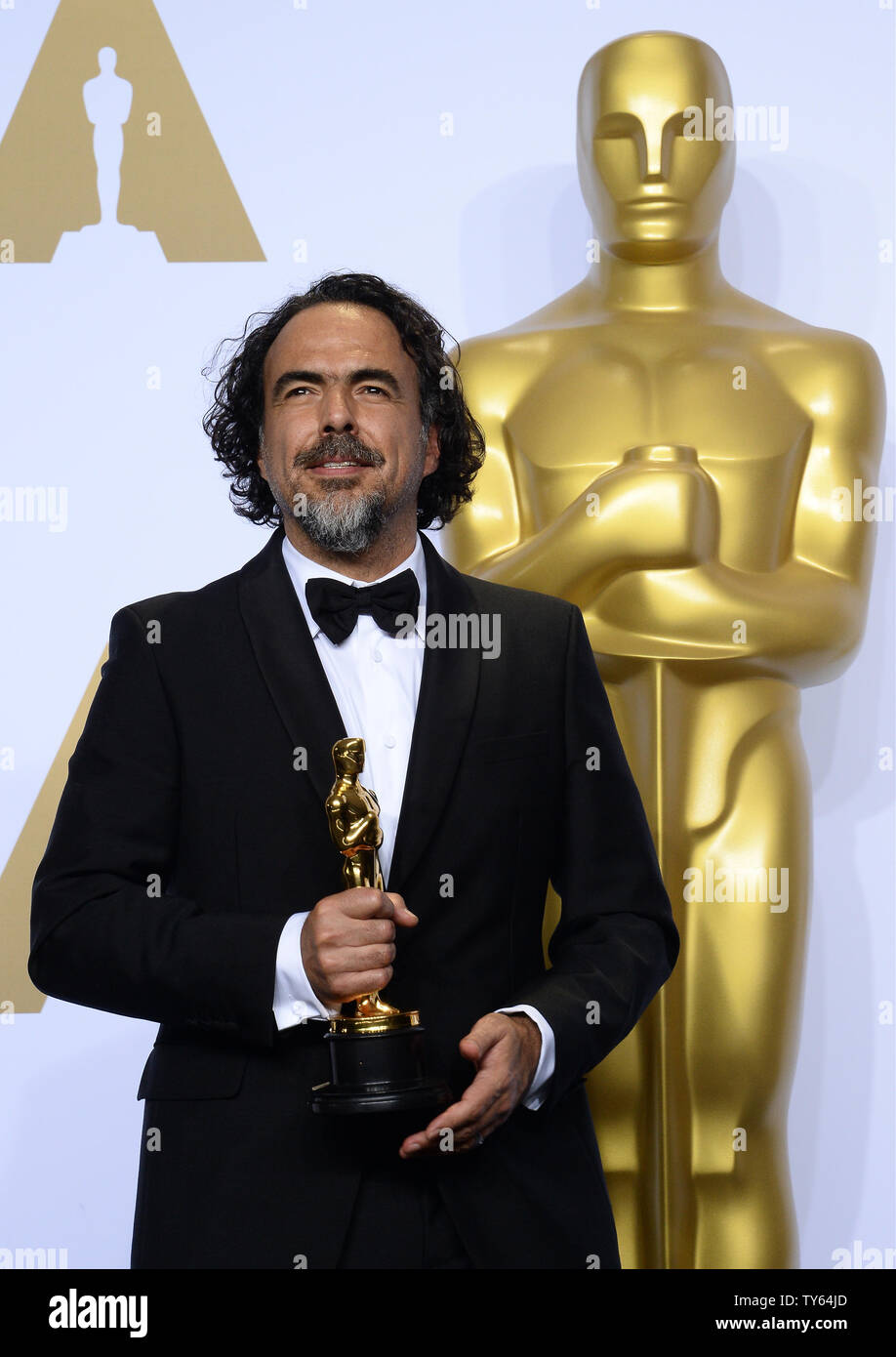 Director Alejandro G. Inarritu, winner of the Best Director award for ...