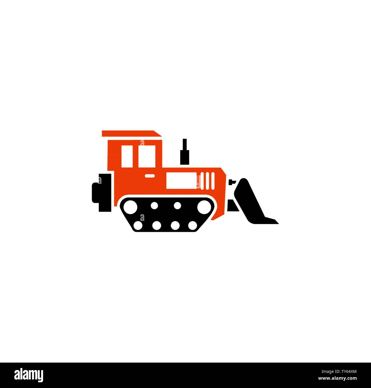 Heavy vehicle related icon on background for graphic and web design ...