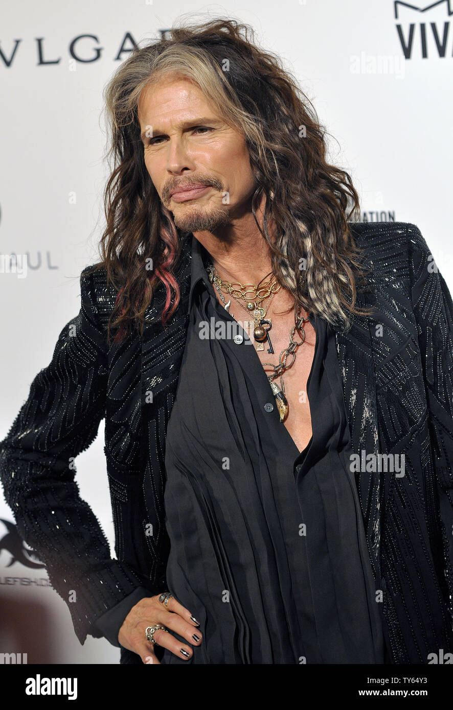 Steven Tyler arrives at the Elton John Aids Foundation's 24th Annual ...