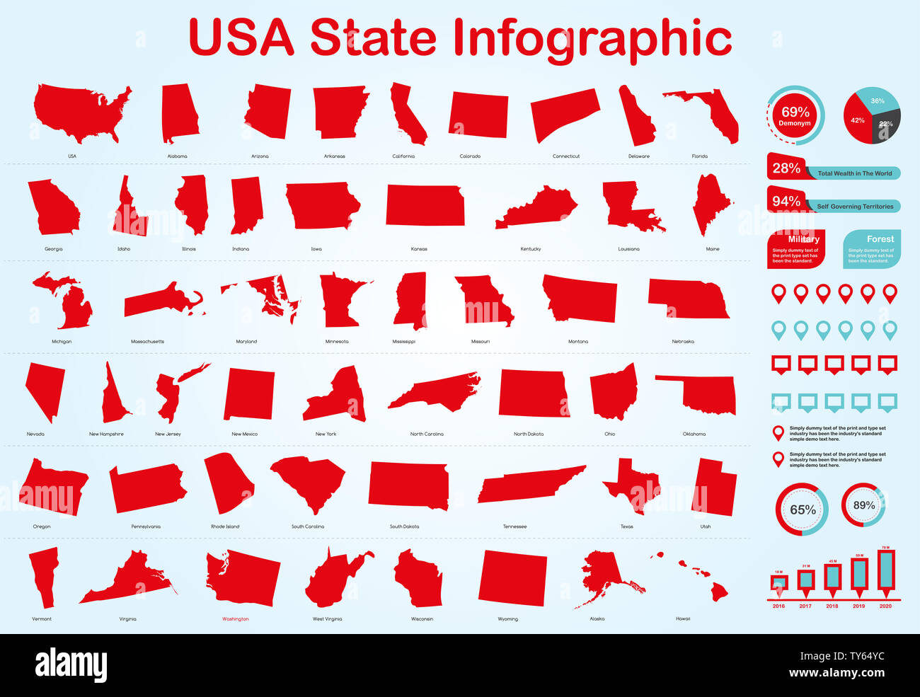 Infographic maps hi-res stock photography and images - Alamy