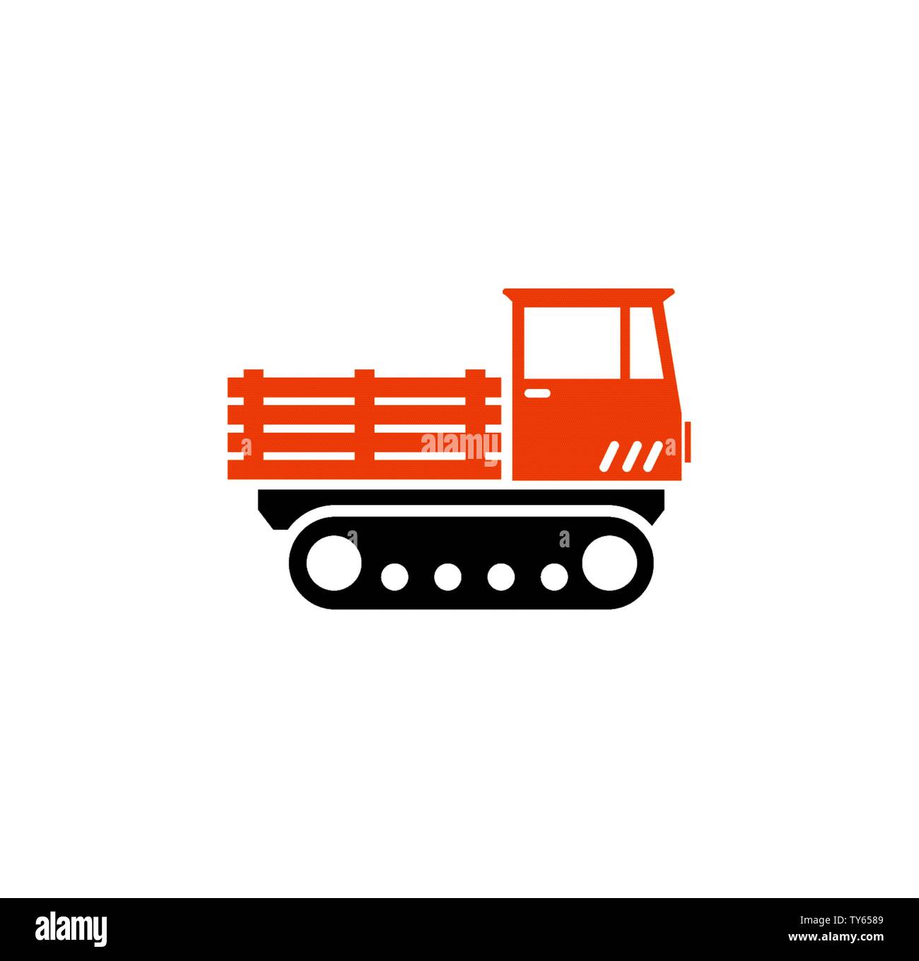 Heavy vehicle related icon on background for graphic and web design ...