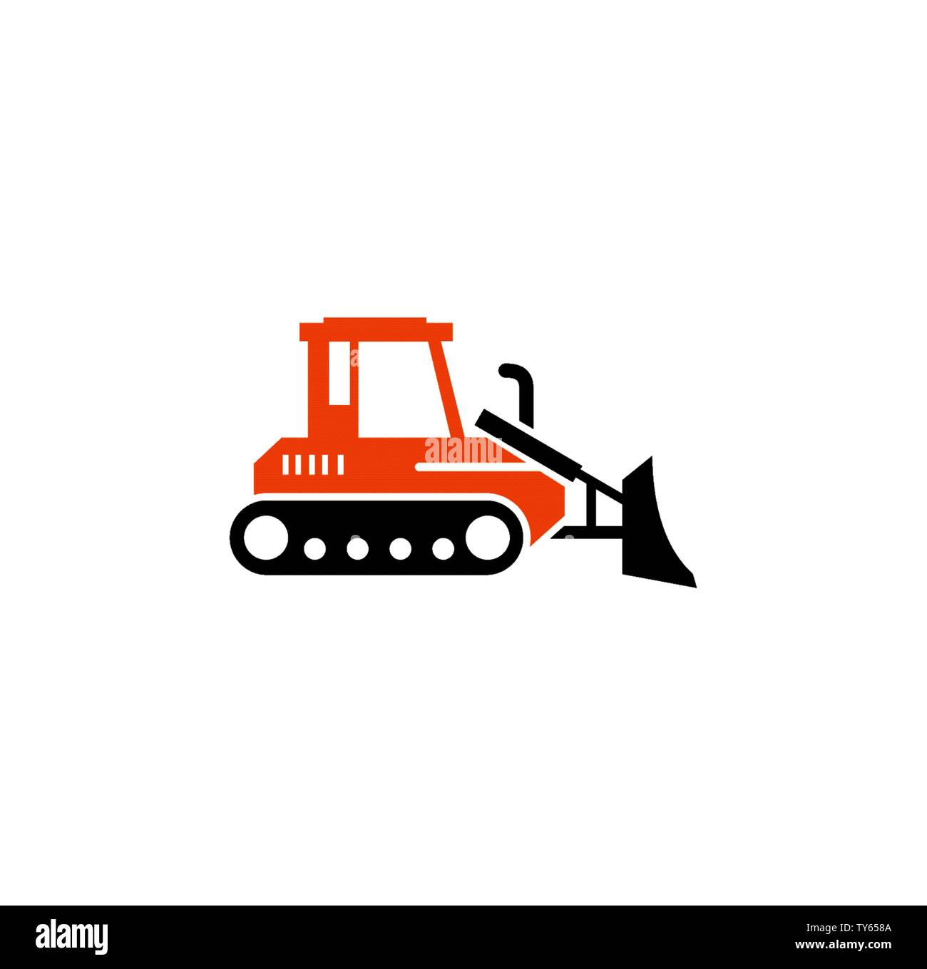 Heavy vehicle related icon on background for graphic and web design ...