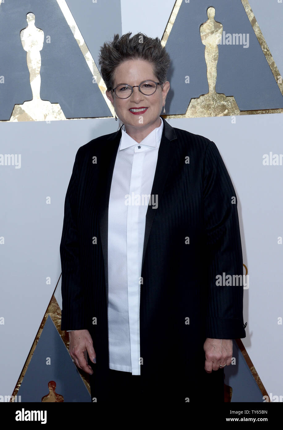 Screenwriter Phyllis Nagy arrives on the red carpet for the 88th ...