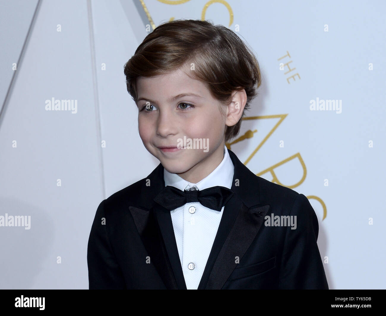 Actor Jacob Tremblay arrives on the red carpet for the 88th Academy ...
