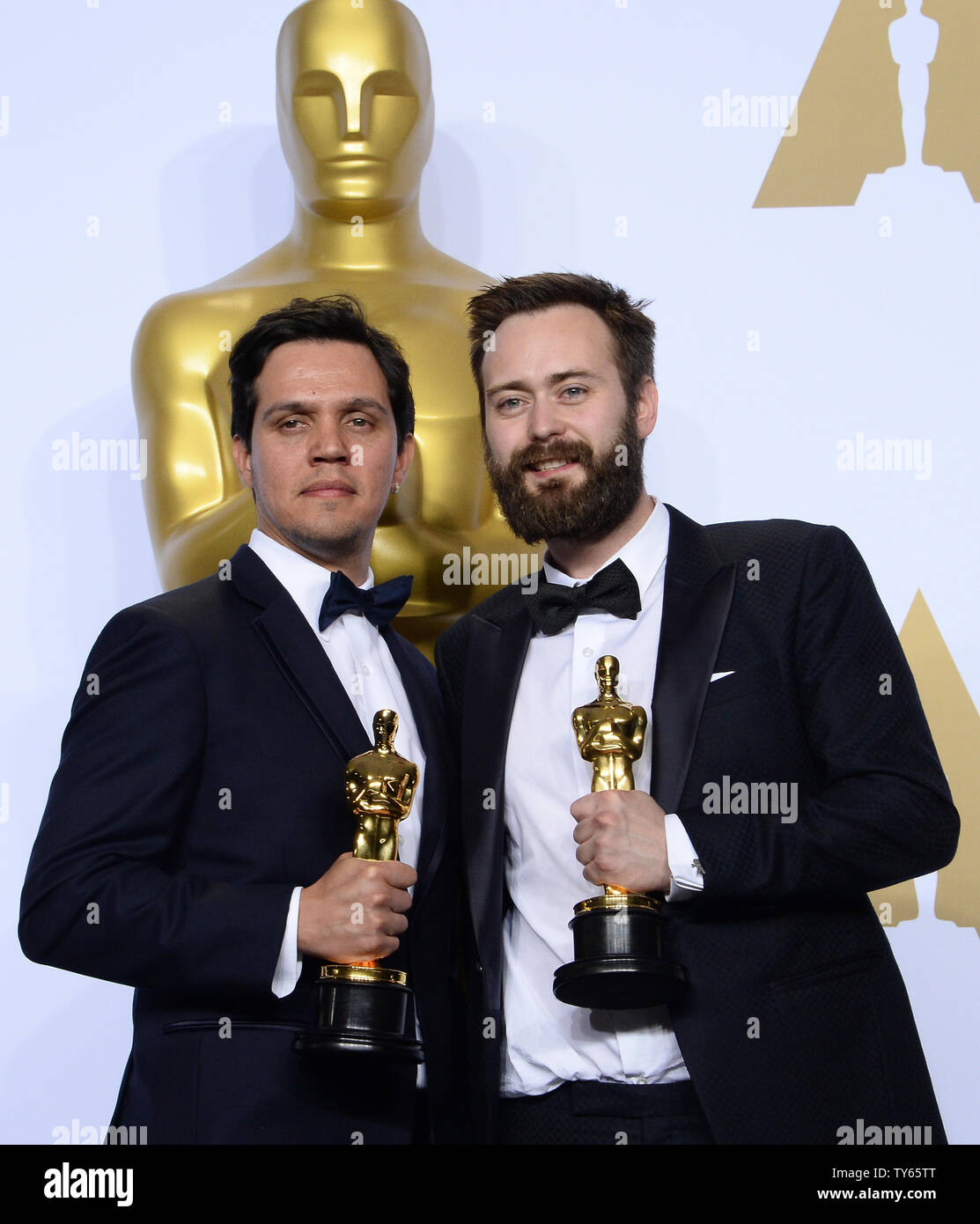 Shan Christopher Ogilvy, left, and Benjamin Cleary, winners for Best ...