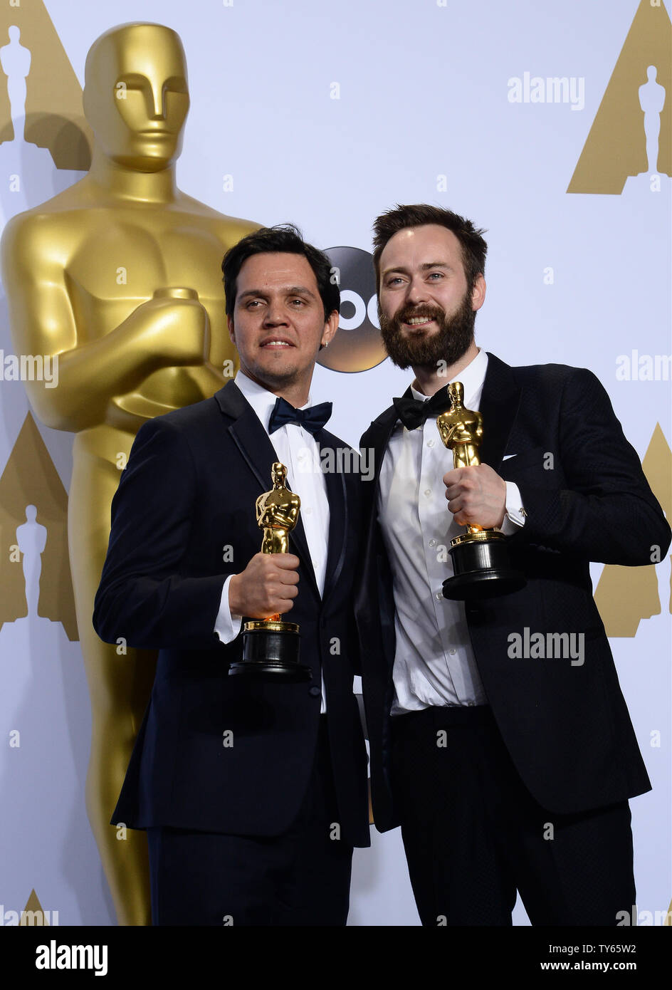 Shan Christopher Ogilvy, left, and Benjamin Cleary, winners for Best ...