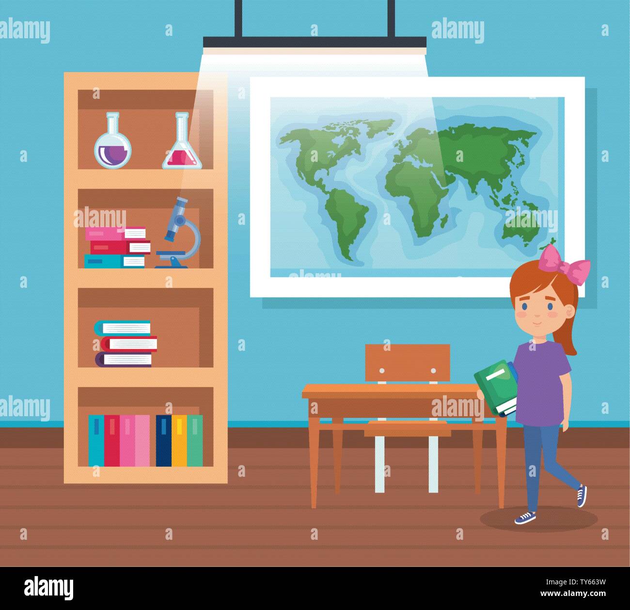 Student students map Stock Vector Images - Alamy