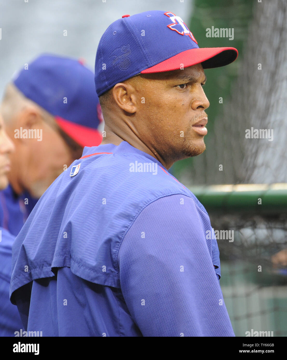 Adrian beltre batting texas rangers hi-res stock photography and images ...