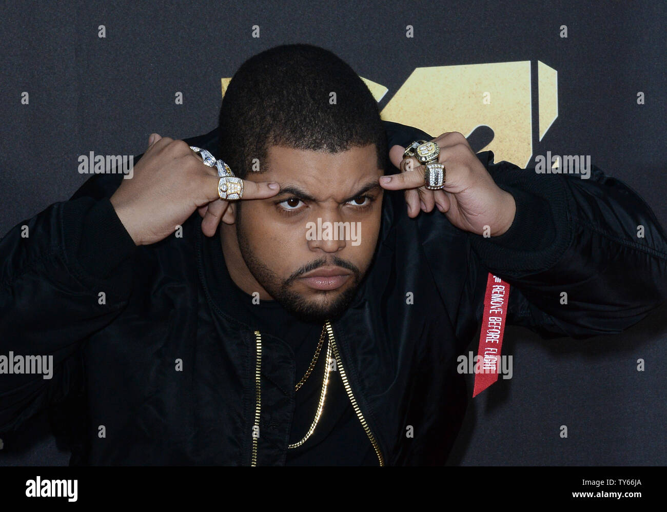 Actor O'Shea Jackson Jr. attends the MTV Movie Awards at Warner Bros ...