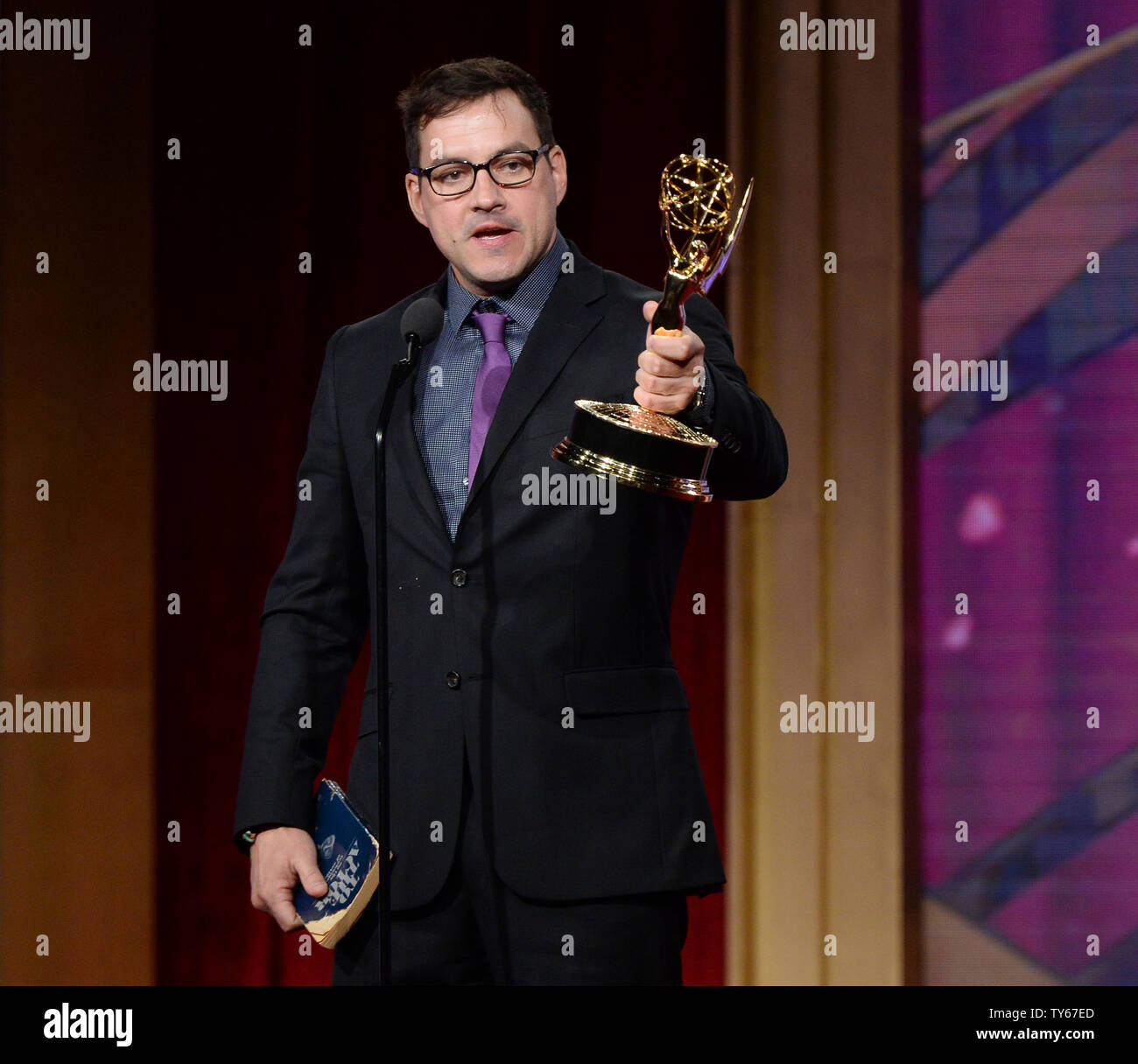 Tyler Christopher poses accepts the Outstanding Lead Actor in a Drama ...