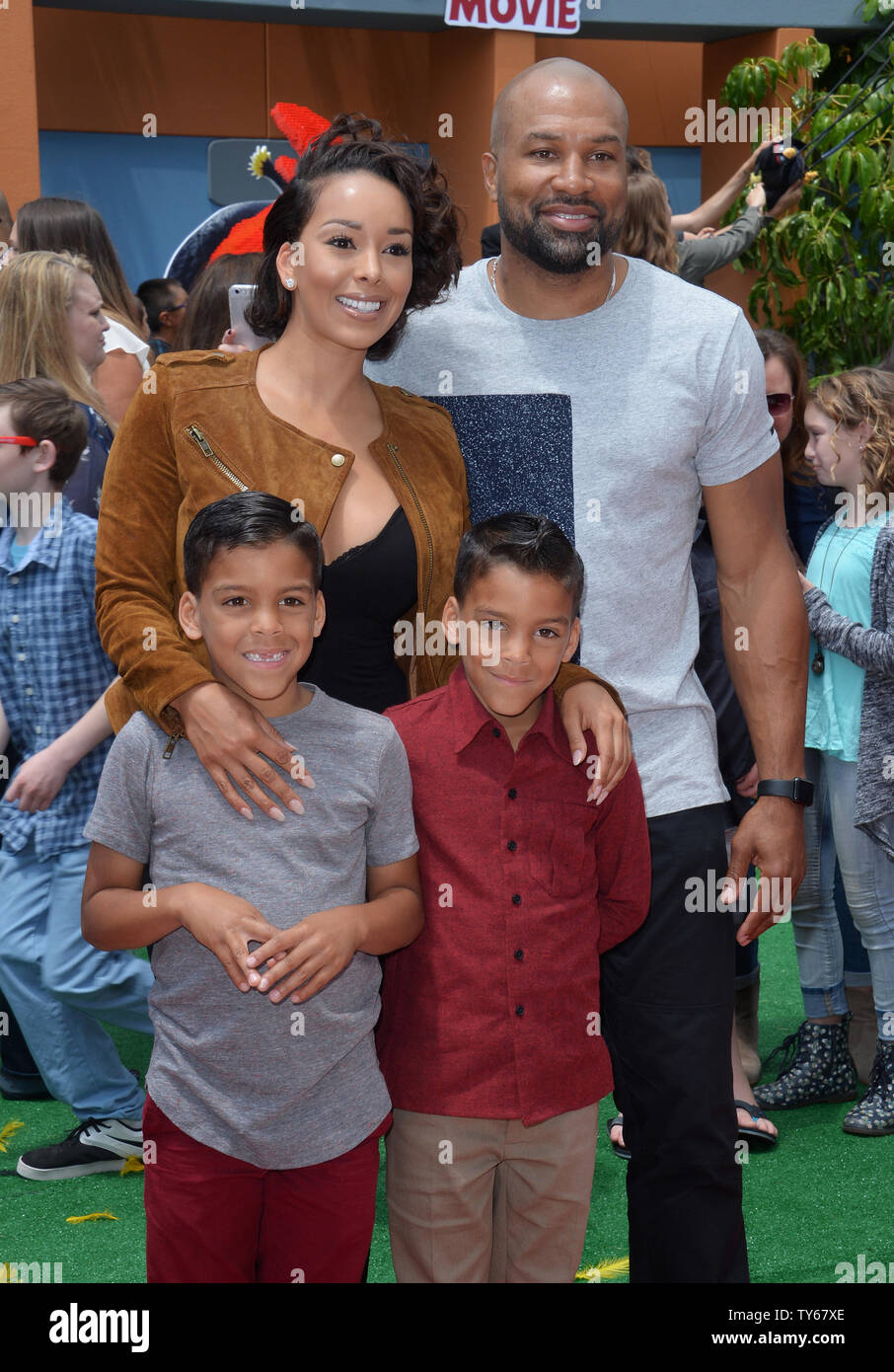 Former NBA player and head coach Derek Fisher and Gloria Govan and her ...