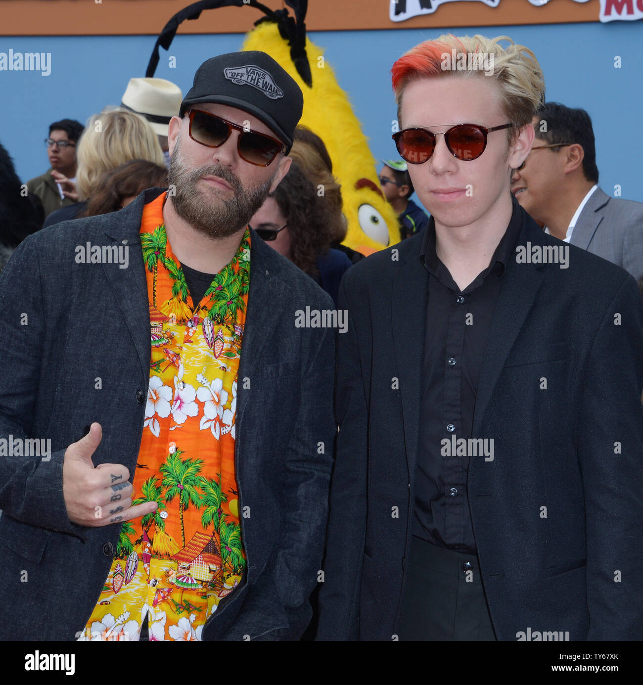 Soundtrack artist Fred Durst and his son Dallas attend the premiere of ...