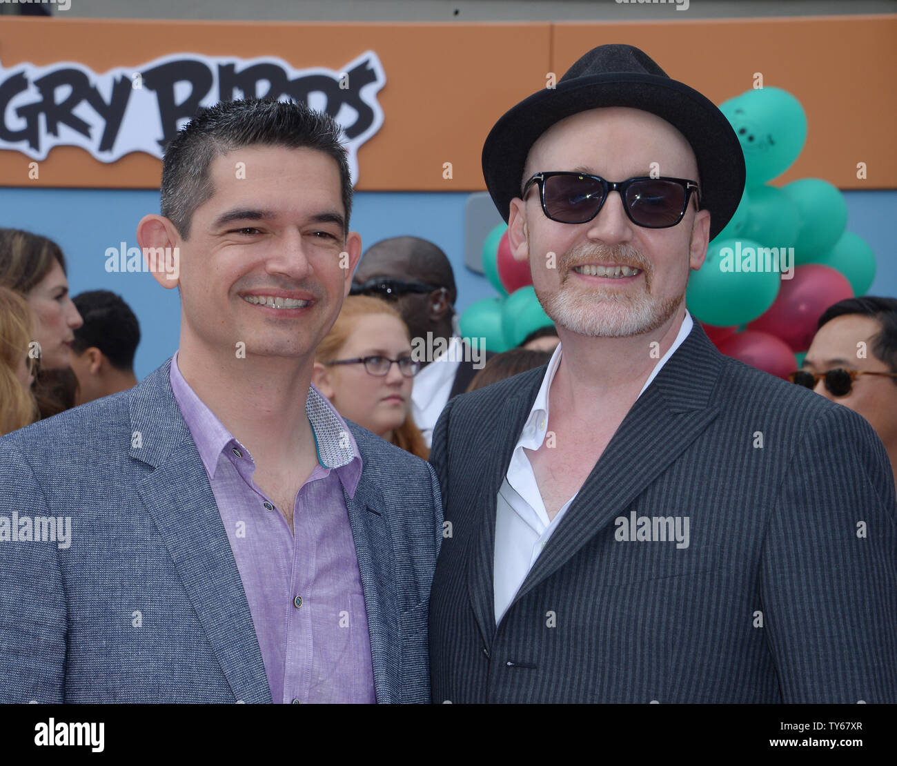 Directors Clay Kaytis (L) and Fergal Reilly attend the premiere of ...