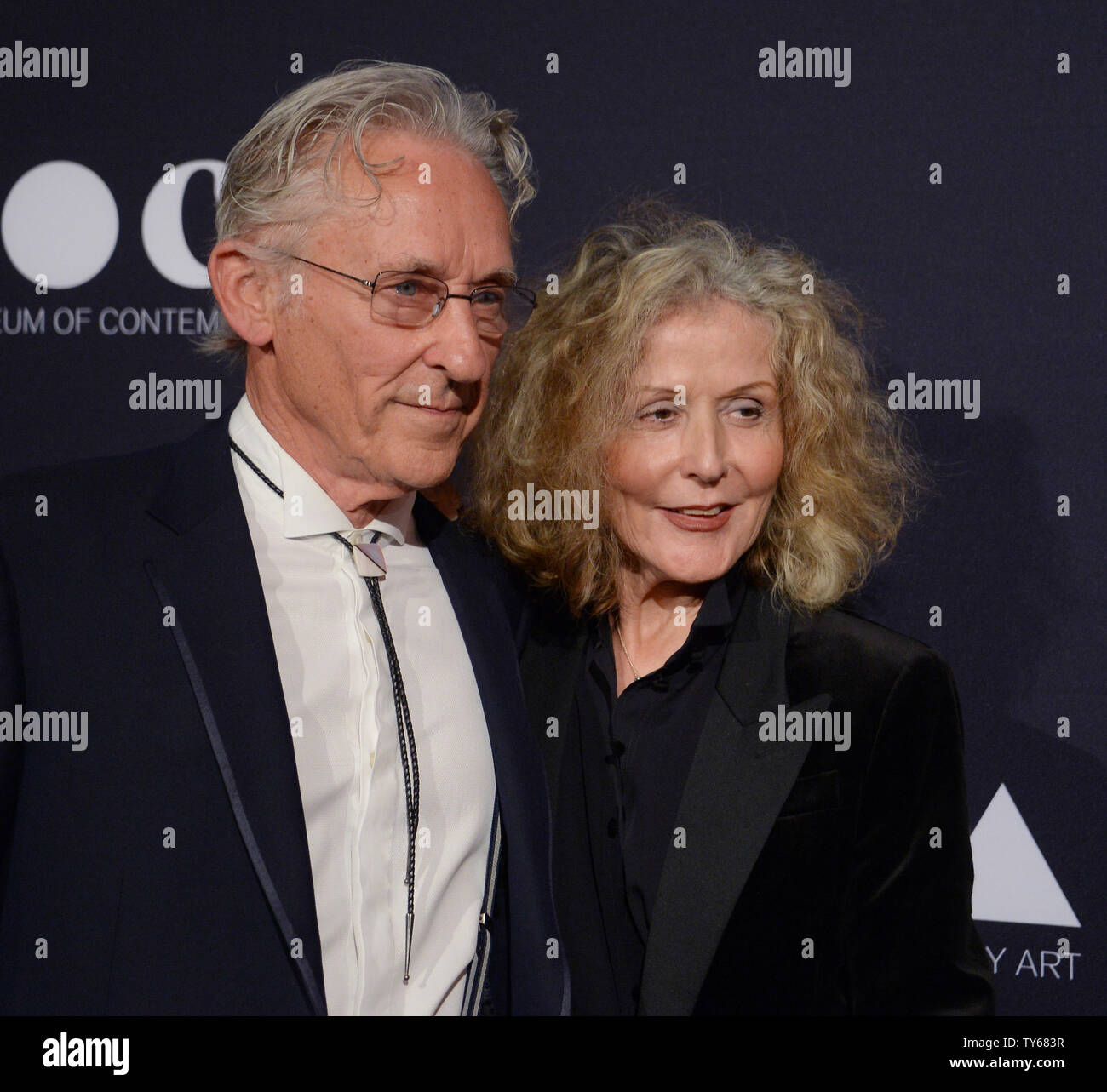 Honoree Ed Ruscha and his wife Danna Ruscha attend the 37th annual MOCA ...