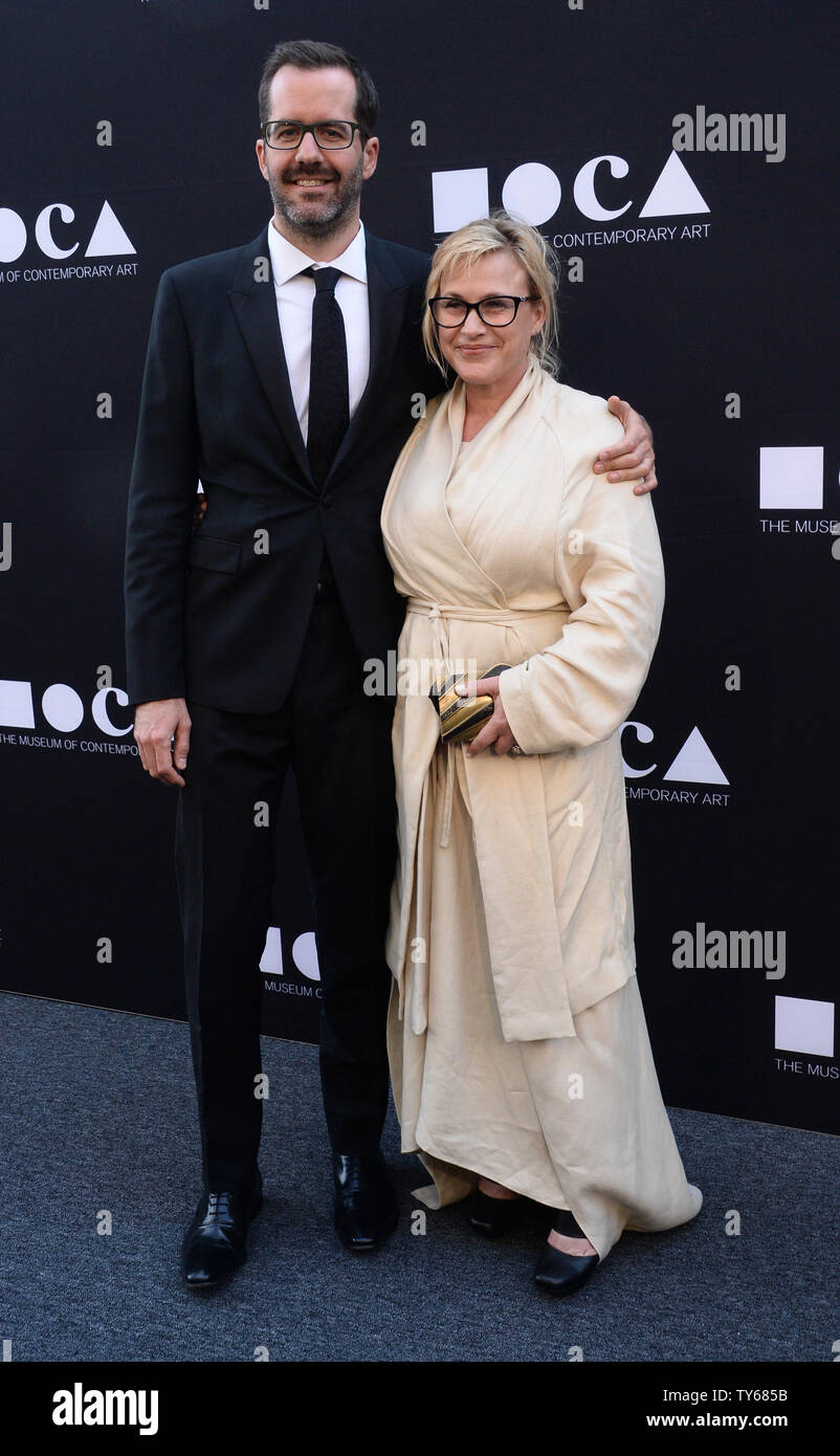 Eric White and actress Patricia Arquette attend the 37th annual MOCA ...