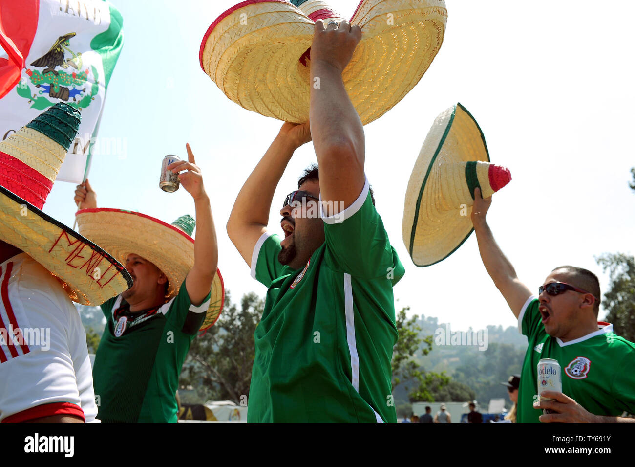 Mexico soccer fans have fun before the 2016 Copa America Centenario ...