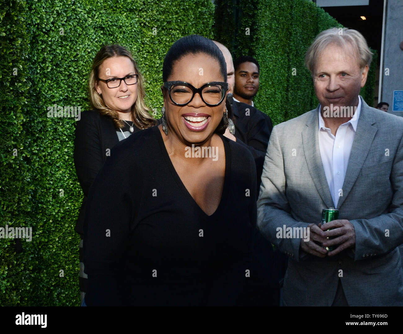 Actress Oprah Winfrey attends the premiere of OWN's new drama series ...