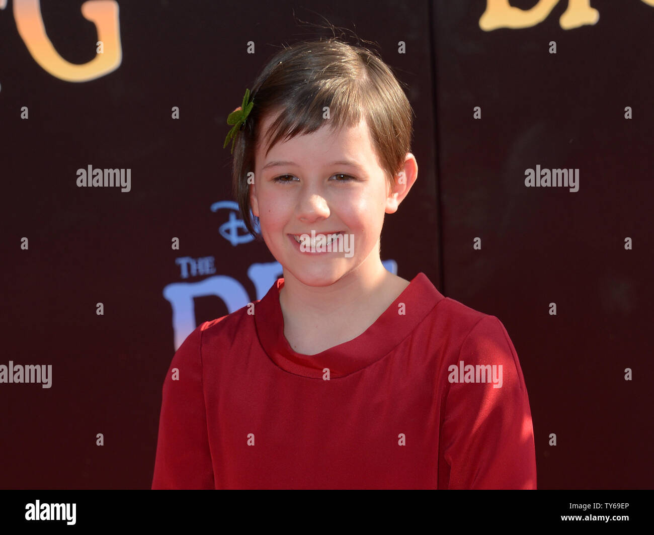 Cast member Ruby Barnhill attends the premiere of the motion picture ...