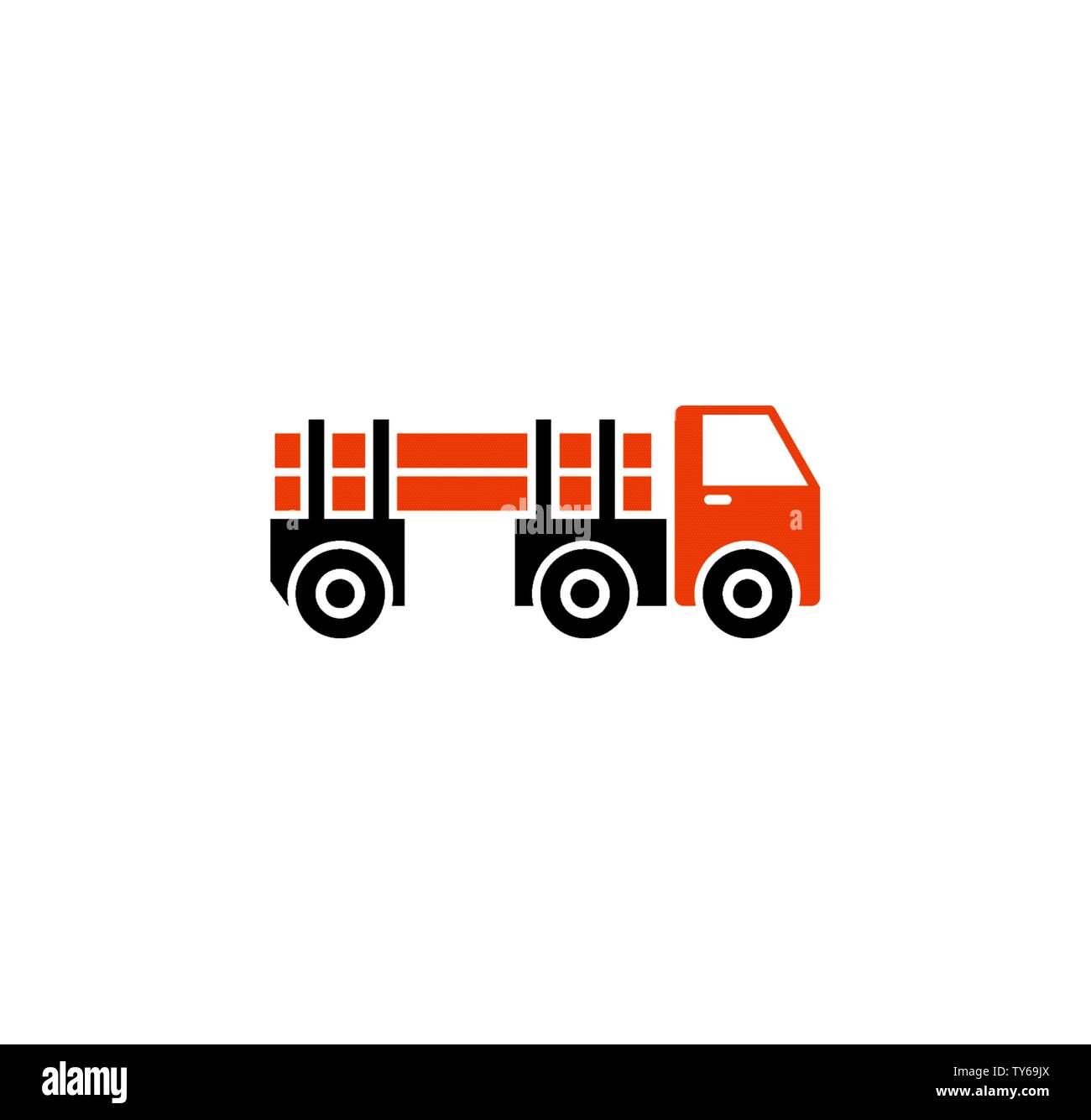 Heavy vehicle related icon on background for graphic and web design ...