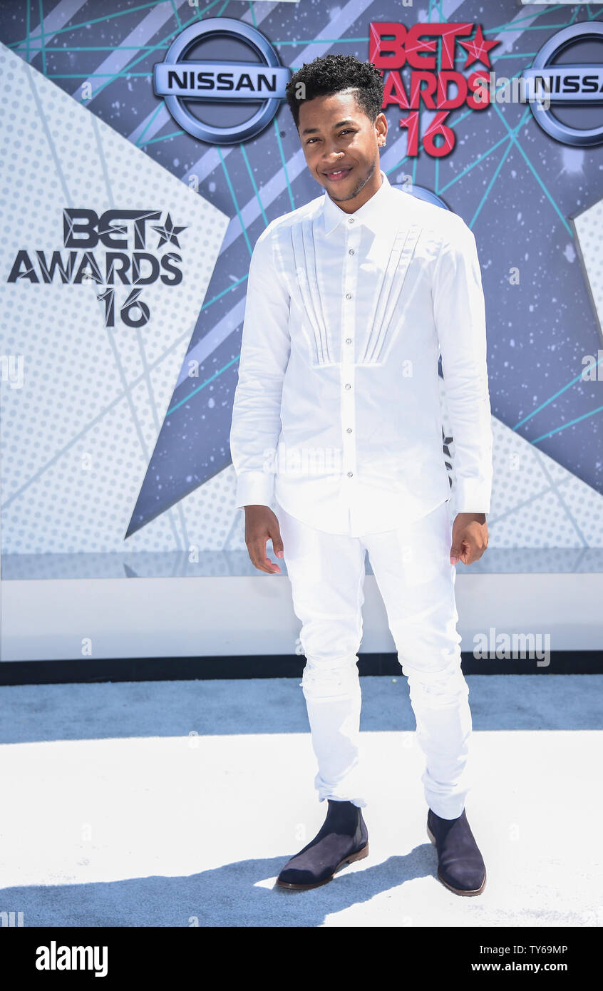 Singer Jacob Latimore attends the 16th annual BET Awards at Microsoft ...