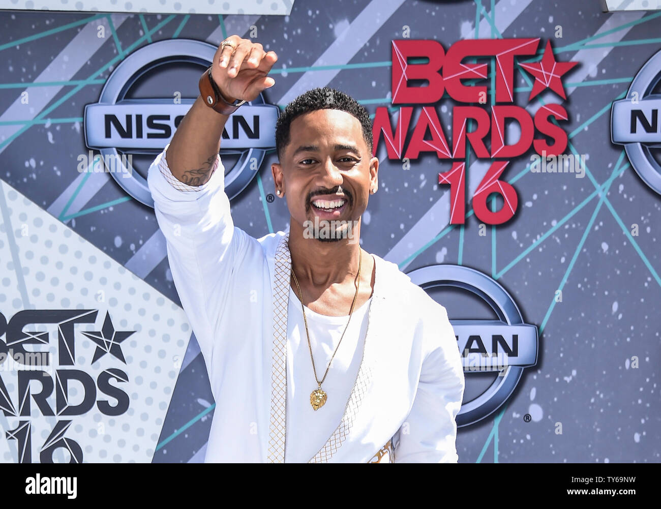 Comedian Brandon T. Jackson attends the 16th annual BET Awards at ...