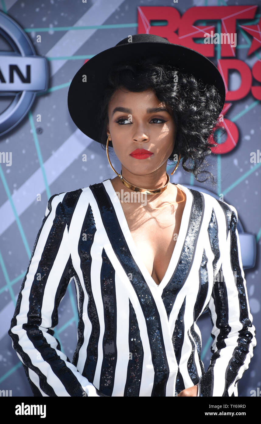 Singer Janelle Monae attends the 16th annual BET Awards at Microsoft ...