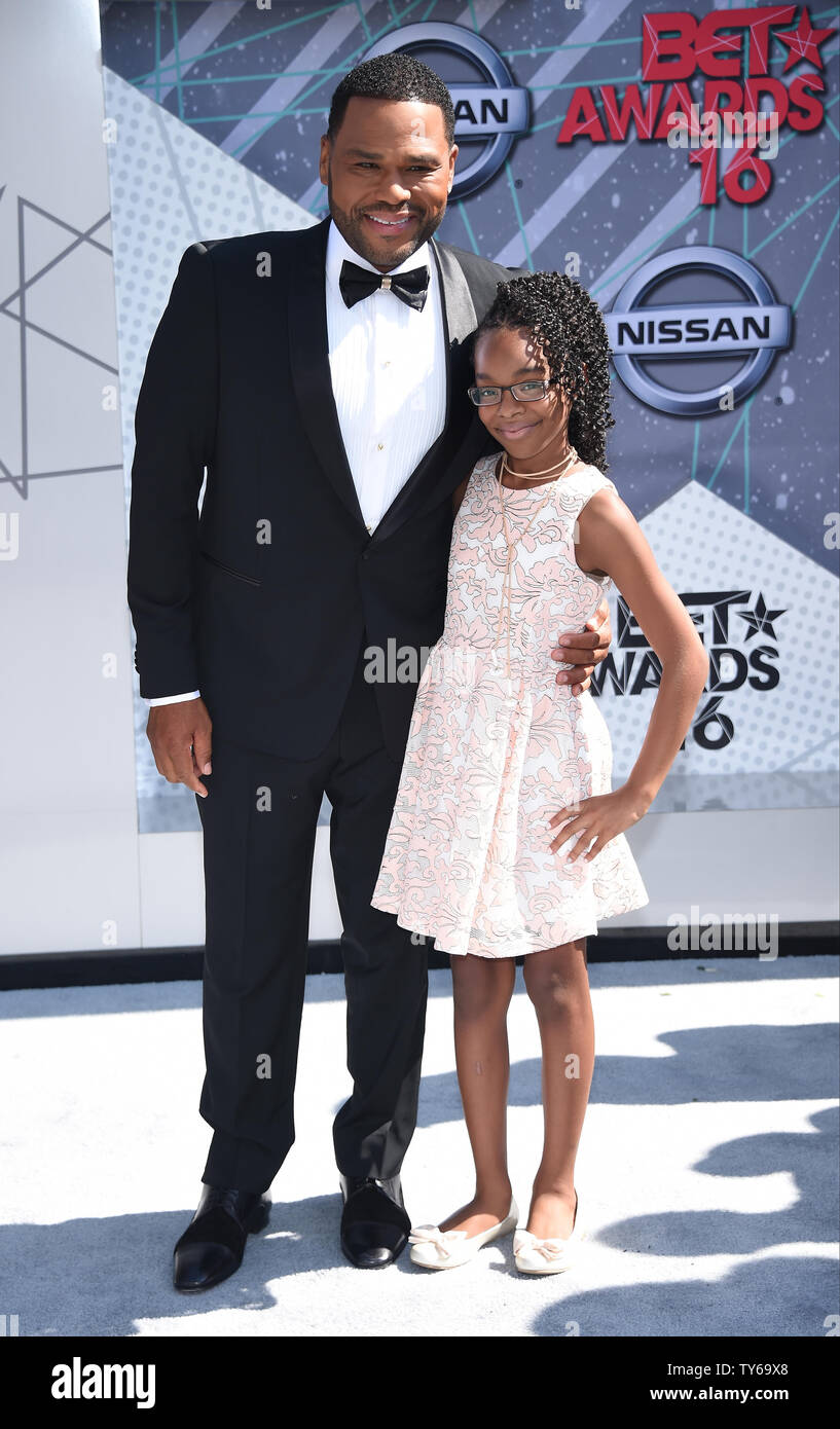 (L-R) Actors Anthony Anderson and Marsai Martin attend the 16th annual ...