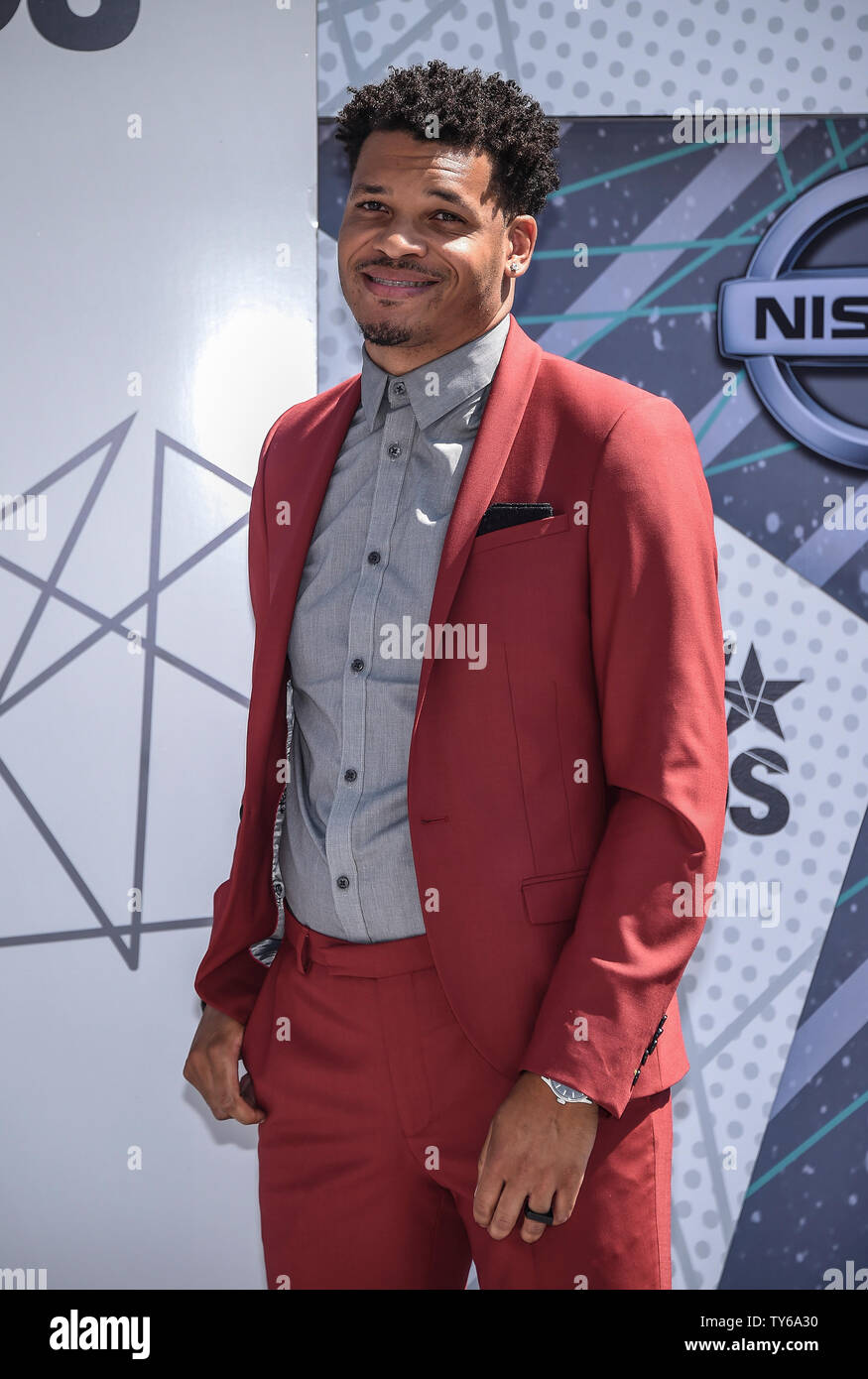 Singer Christon Gray attends the 16th annual BET Awards at Microsoft ...