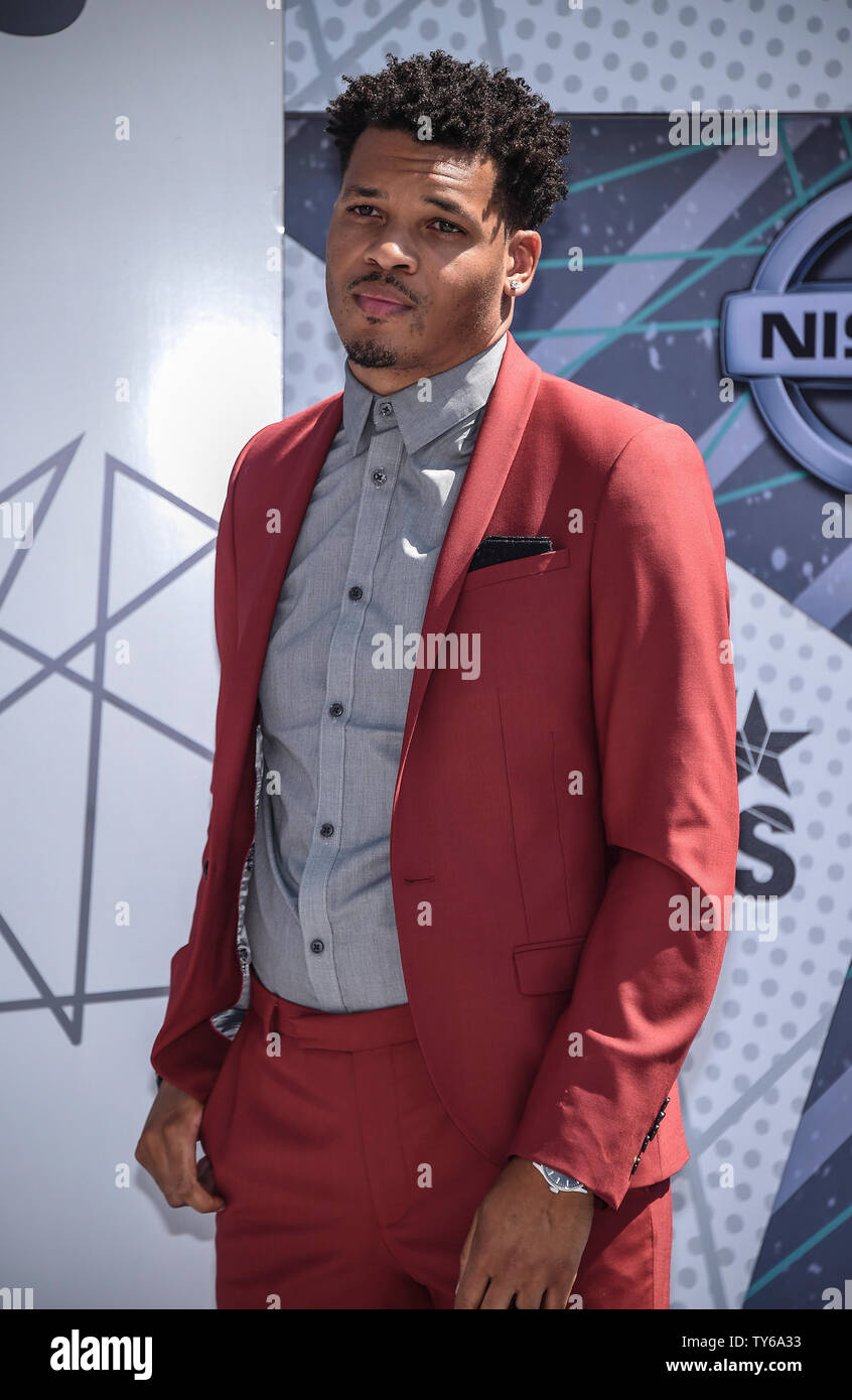 Singer Christon Gray attends the 16th annual BET Awards at Microsoft ...