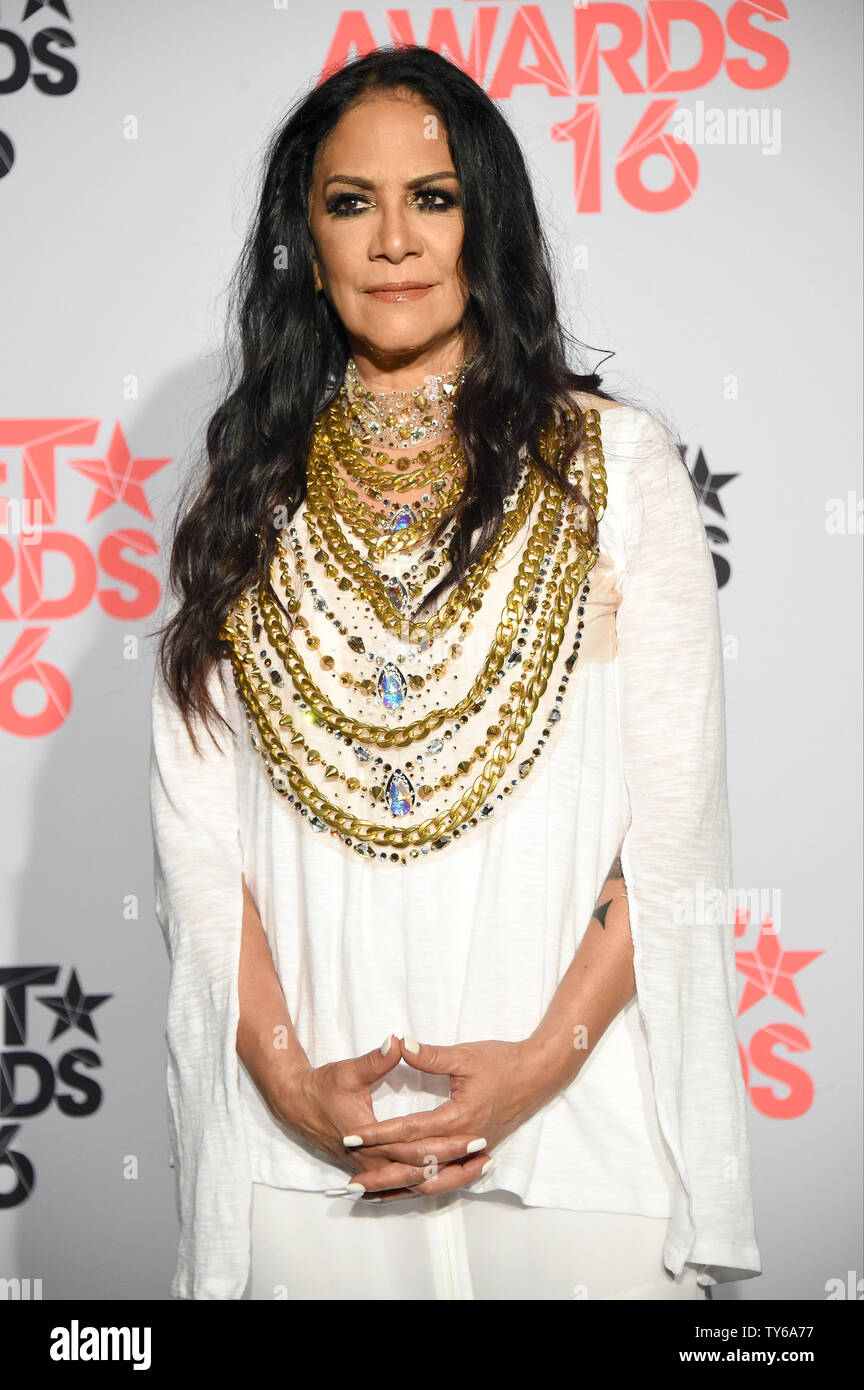 Musician Sheila E. appears backstage during the 16th annual BET Awards ...
