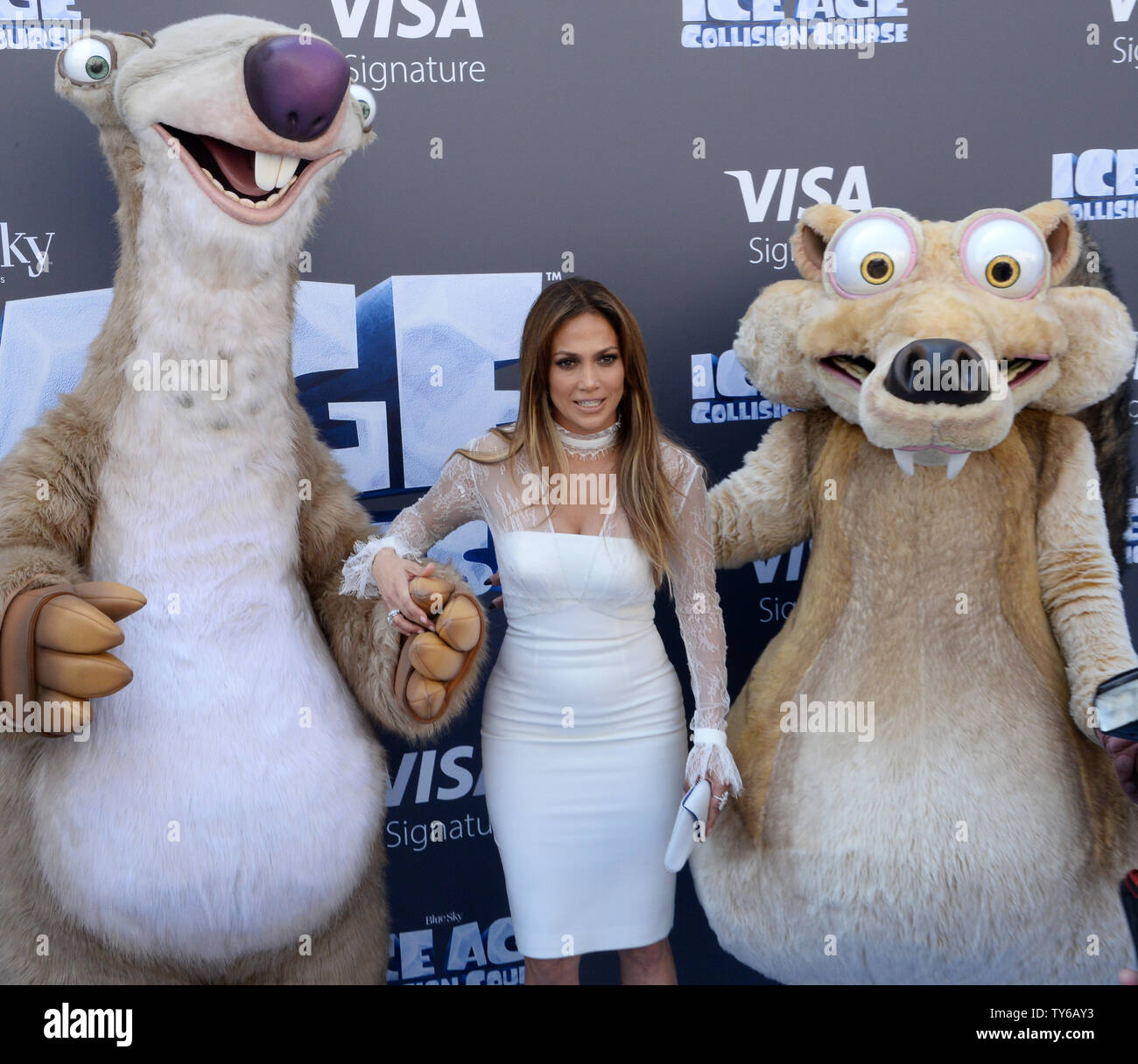 Cast member Jennifer Lopez, the voice of Shira in the animated motion ...