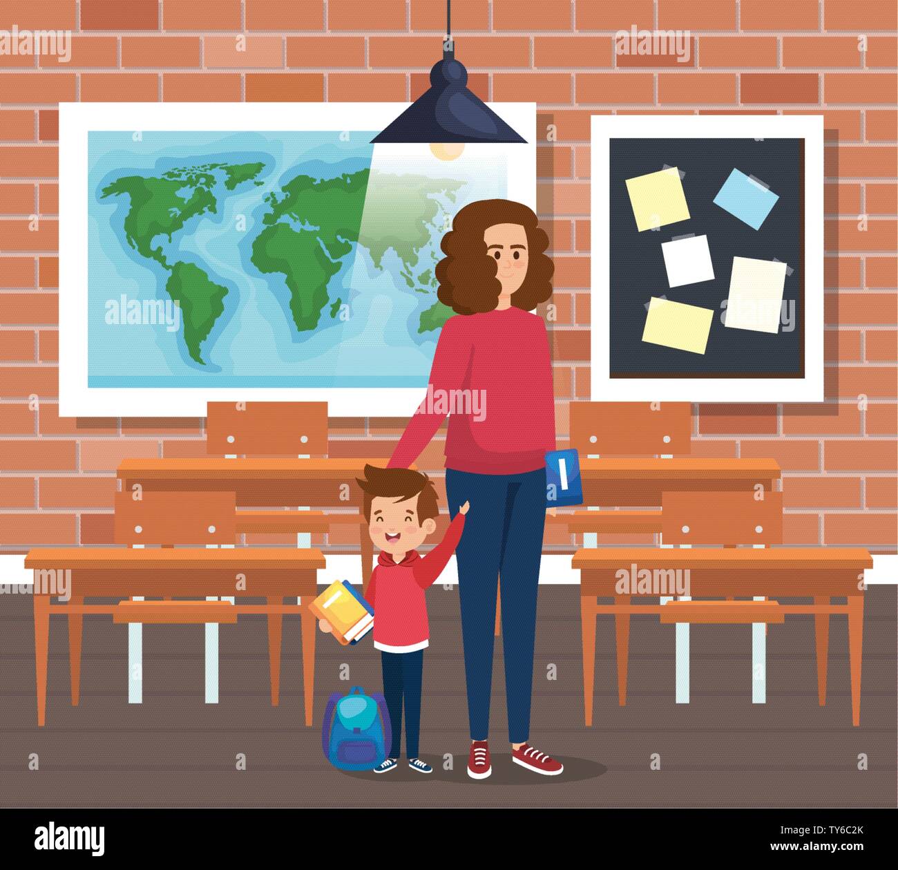 Student students mother Stock Vector Images - Alamy