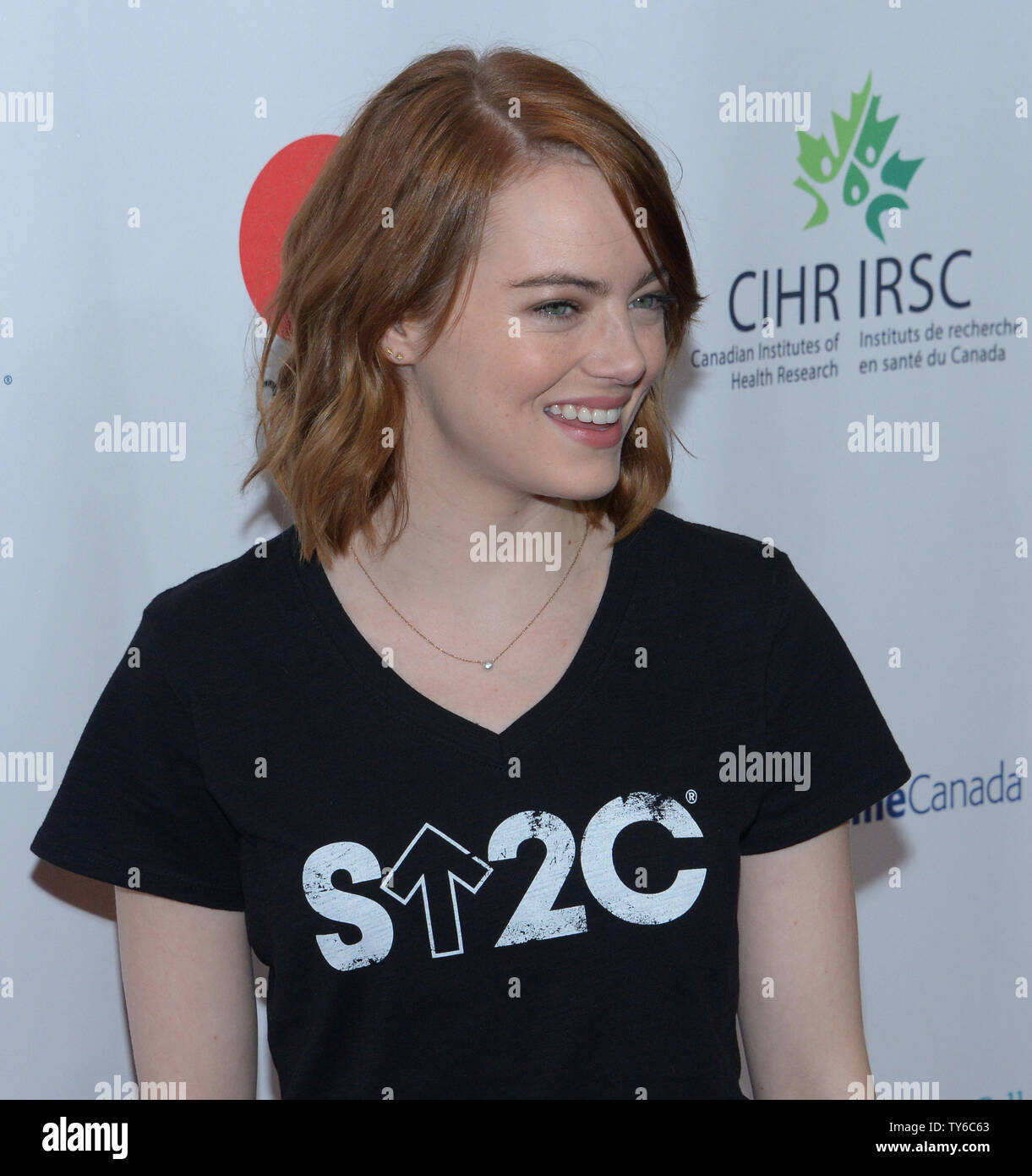 Actress Emma Stone attends the 5th biennial Stand Up To Cancer ...