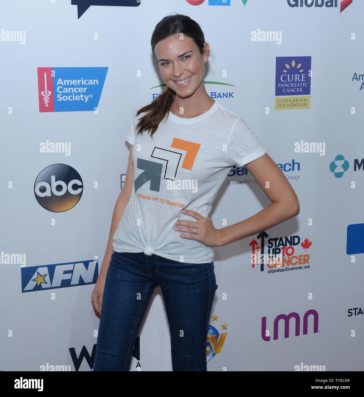 Actress Odette Annable attends the 5th biennial Stand Up To Cancer ...