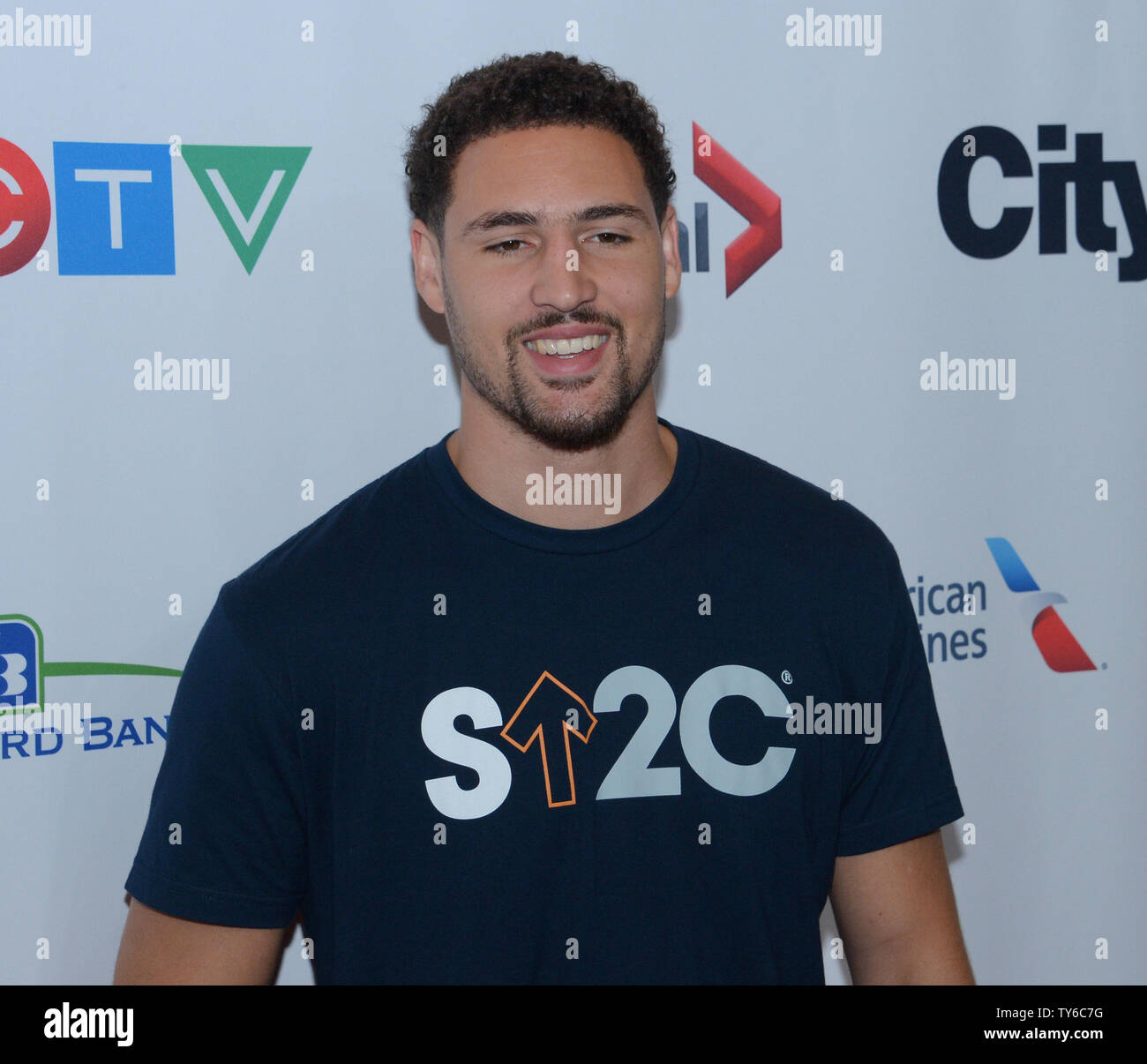 NBA player Clay Thompson attends the 5th biennial Stand Up To Cancer ...