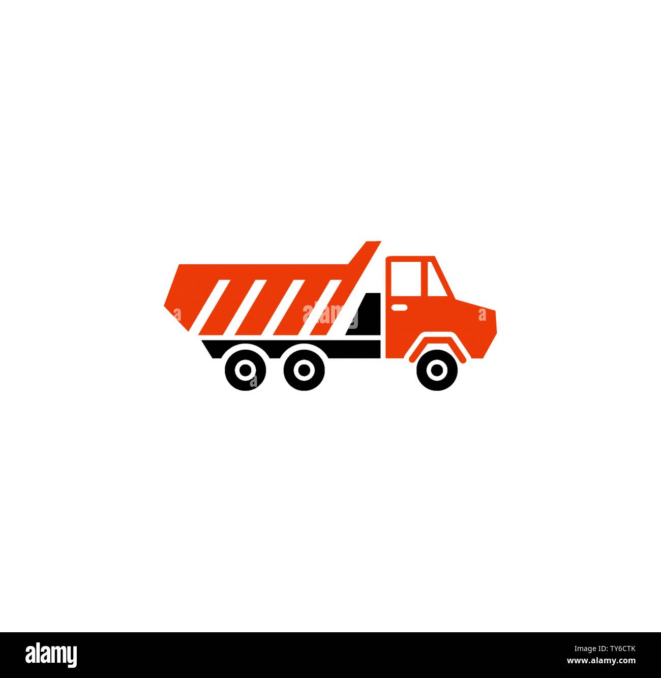 Heavy vehicle related icon on background for graphic and web design ...