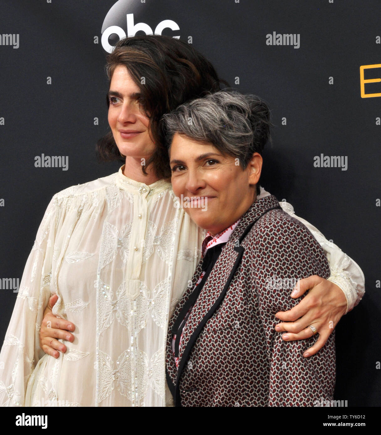 (L-R) Actress Gaby Hoffmann and writer/director Jill Soloway arrive for ...