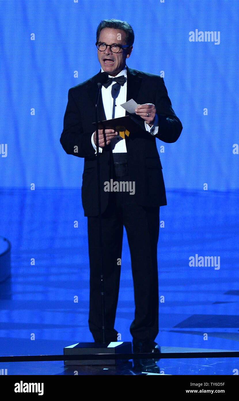 Actor Peter Scolari speaks onstage during the 68th annual Primetime ...