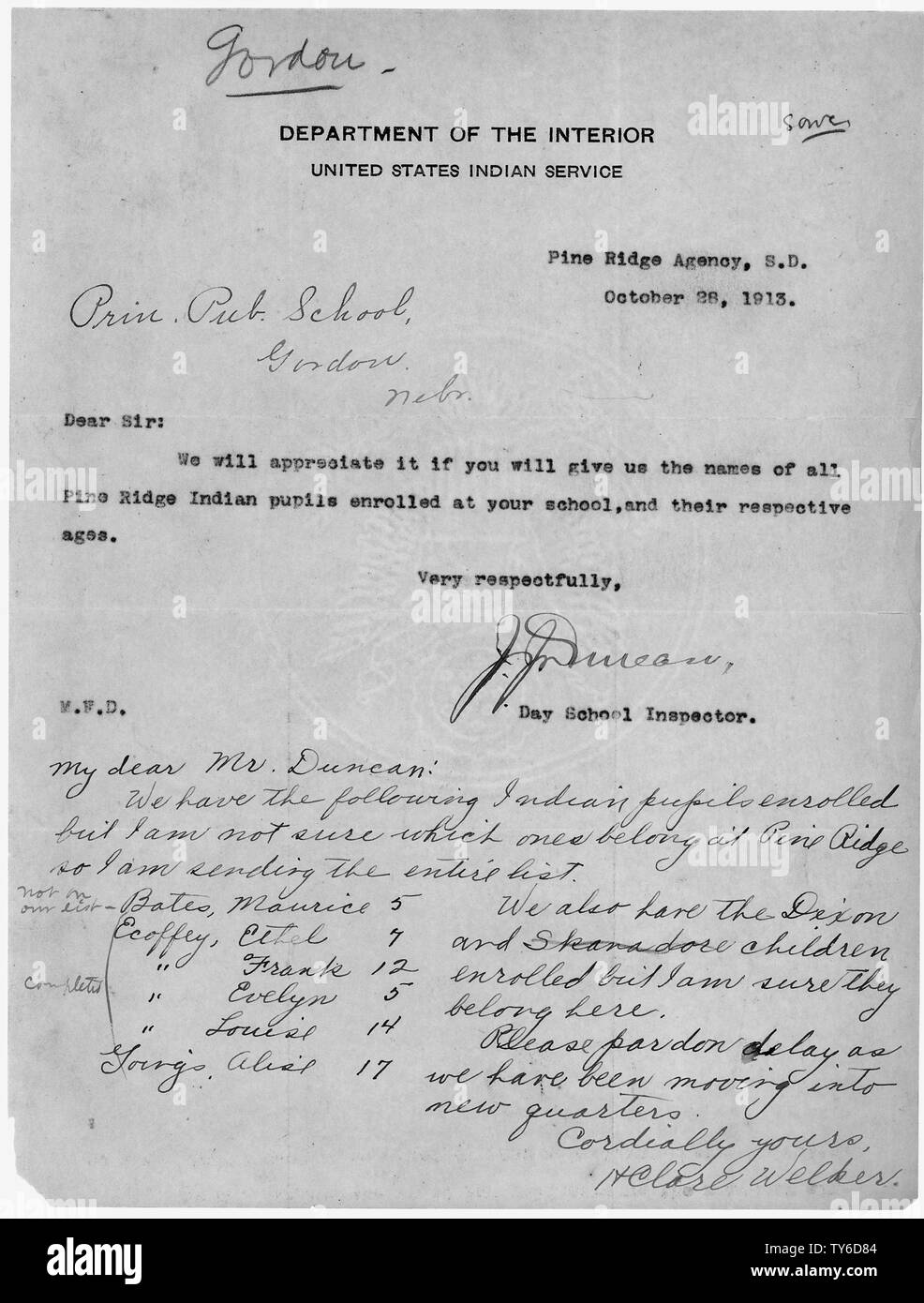 School archival materials Cut Out Stock Images & Pictures - Alamy