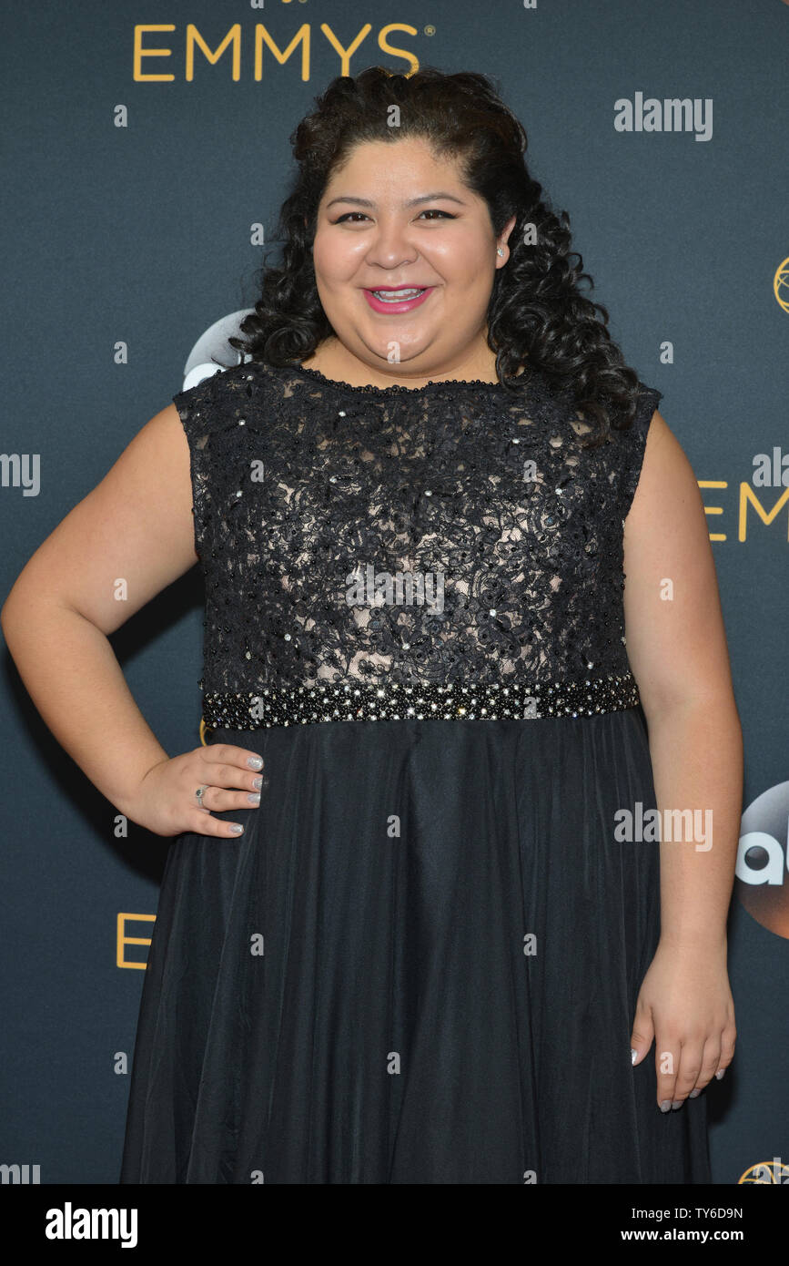 Actress Raini Rodriguez arrives for the 68th annual Primetime Emmy ...