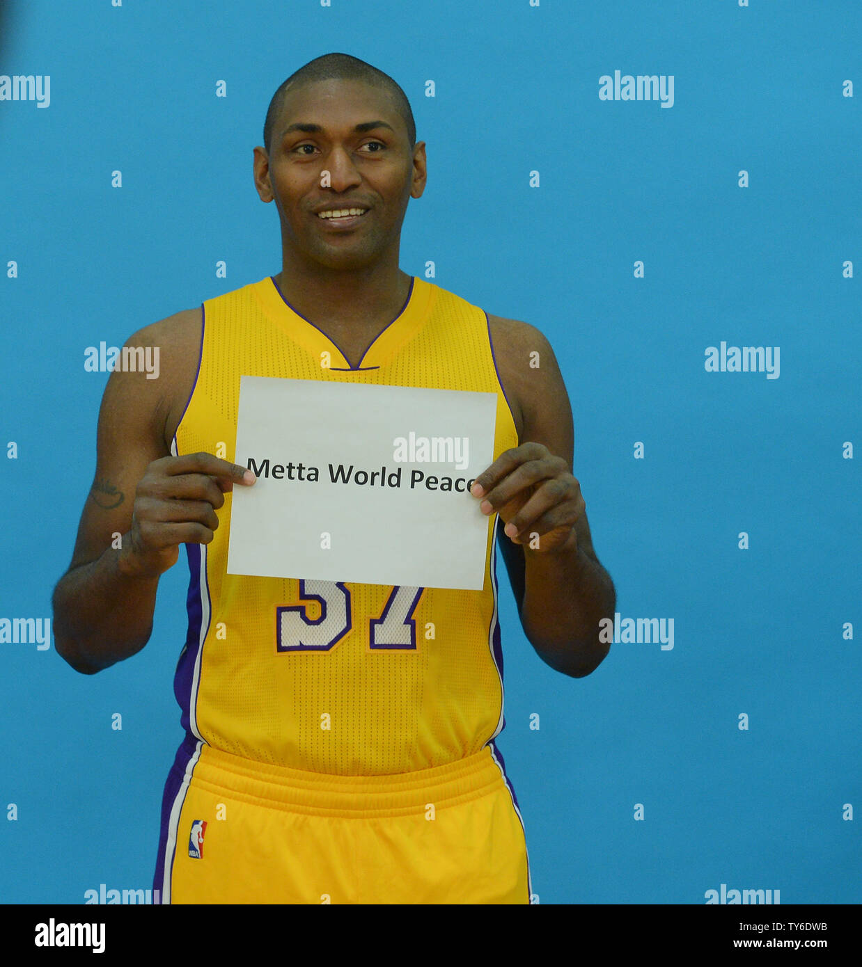 Metta world peace lakers hi-res stock photography and images - Alamy