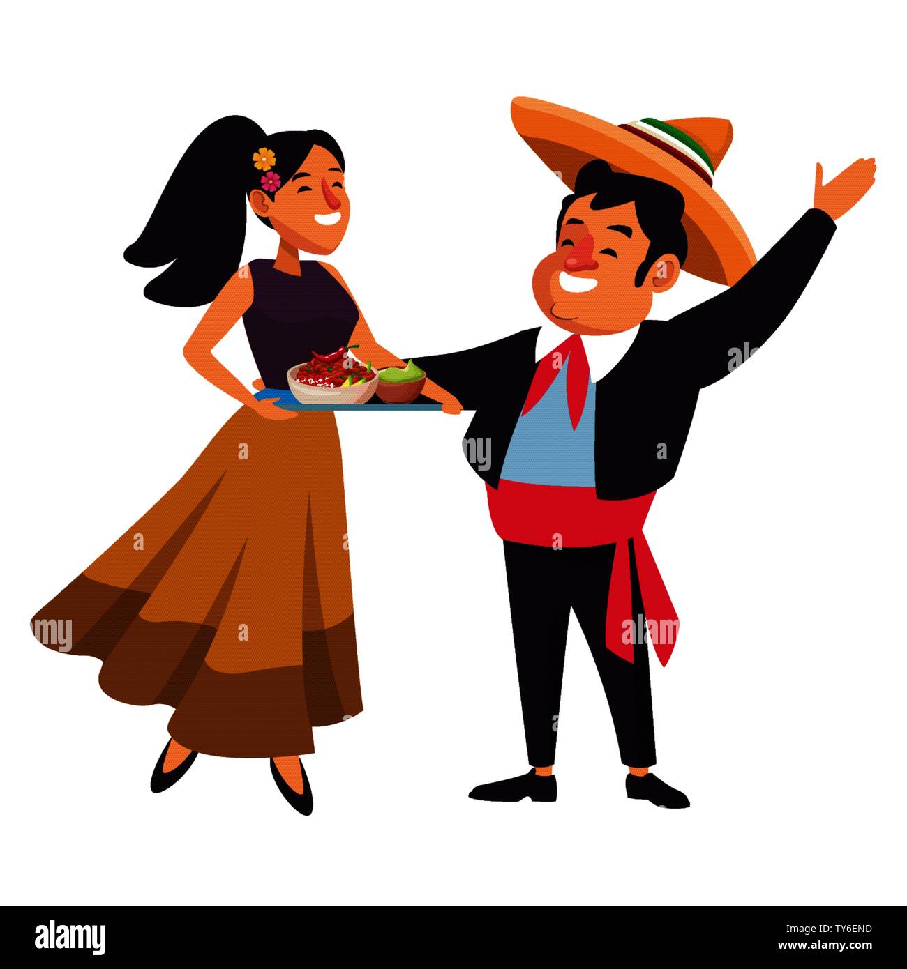 mexican traditional culture icon cartoon Stock Vector Image & Art - Alamy