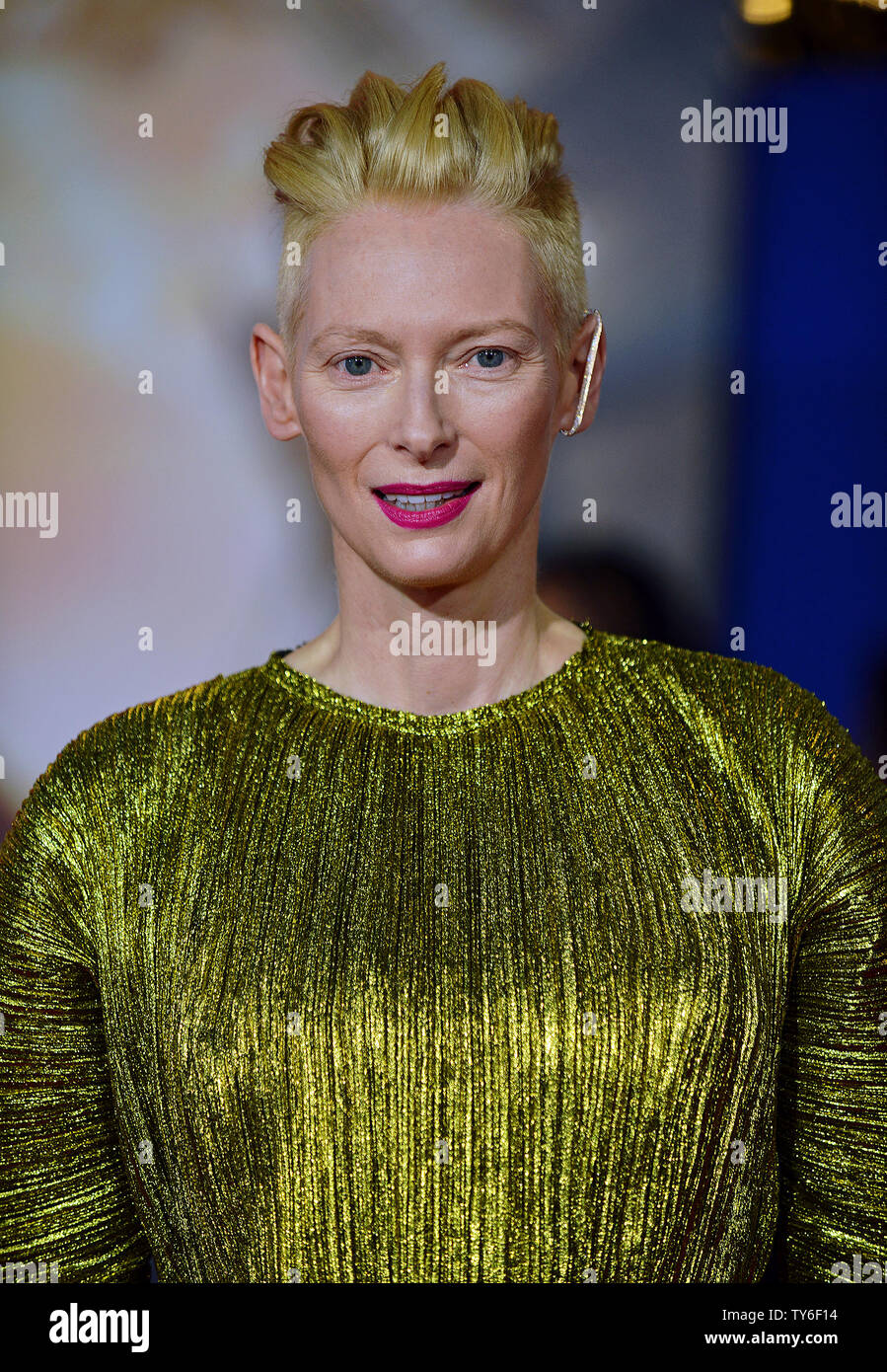 Tilda Swinton arrives at the world premiere of Marvel Studios' 'Doctor ...
