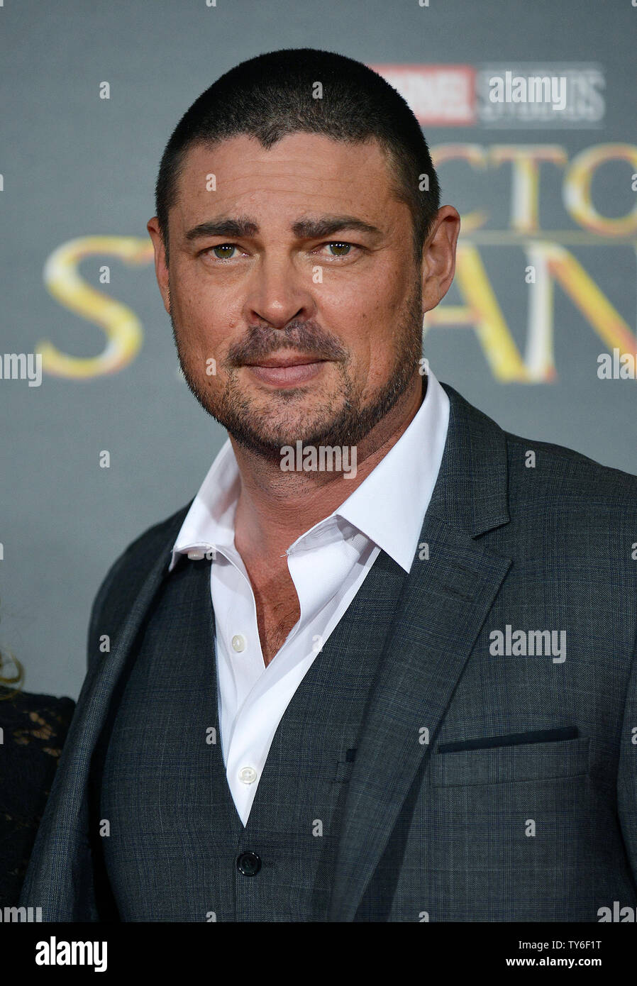Karl Urban arrives at the world premiere of Marvel Studios' 'Doctor ...